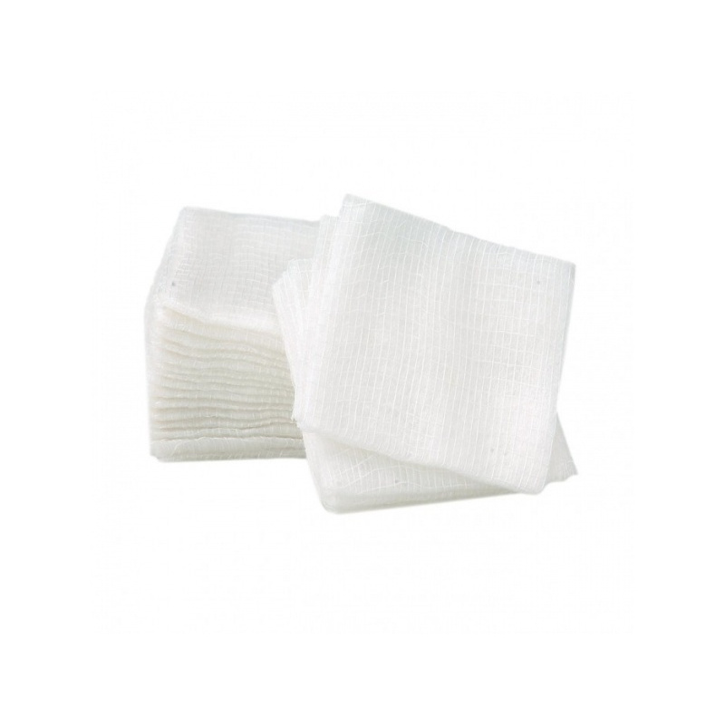 Pre Cut Plain Gauze, Medical Grade, Non-Sterile, 32-ply, 28*24 Tread ...