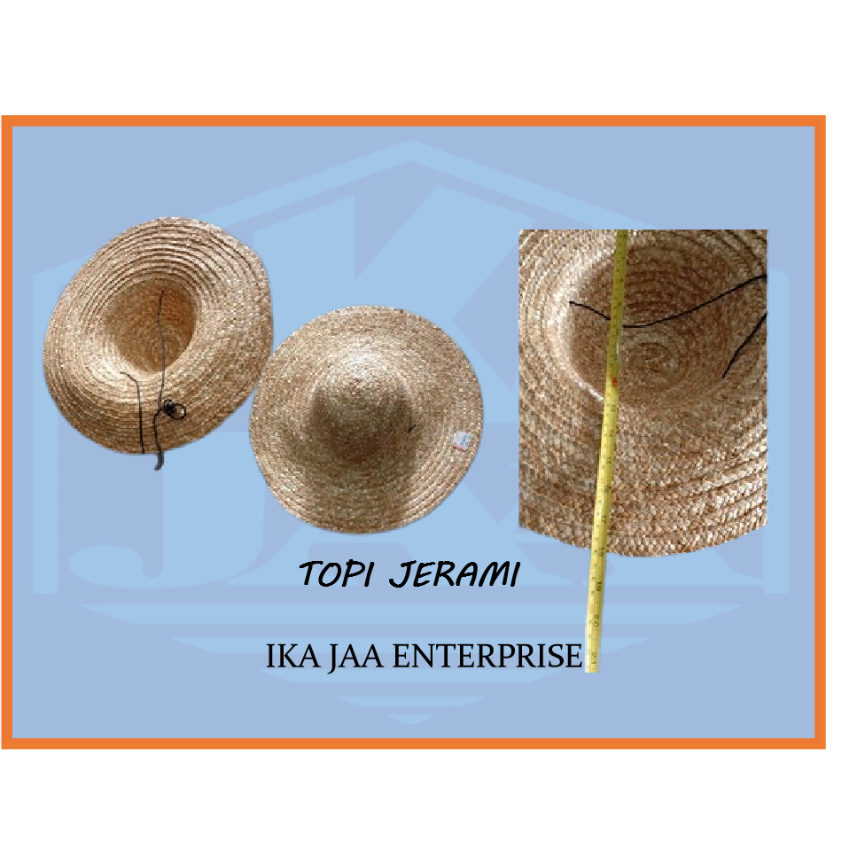 Topi Jerami Petani/ Topi Mengkuang/ Farmer Hat | Shopee Malaysia