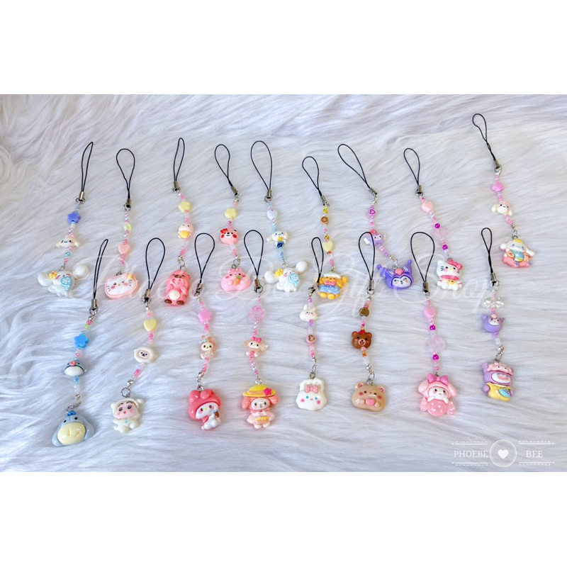Kuromi Melody Cinamoroll Sanrio Lanyard string Phone strap Handphone ...