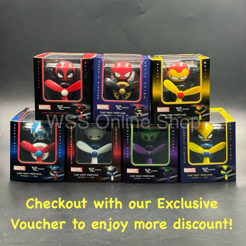 VANZO [Original] Marvel Series Car Vent Perfume | Shopee Malaysia