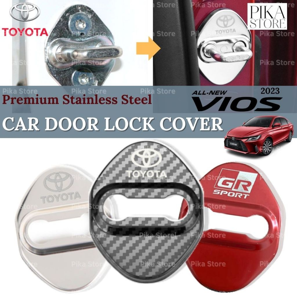 Toyota Vios 2023 Door Lock Cover Protection GR Sport Gazoo Racing ...