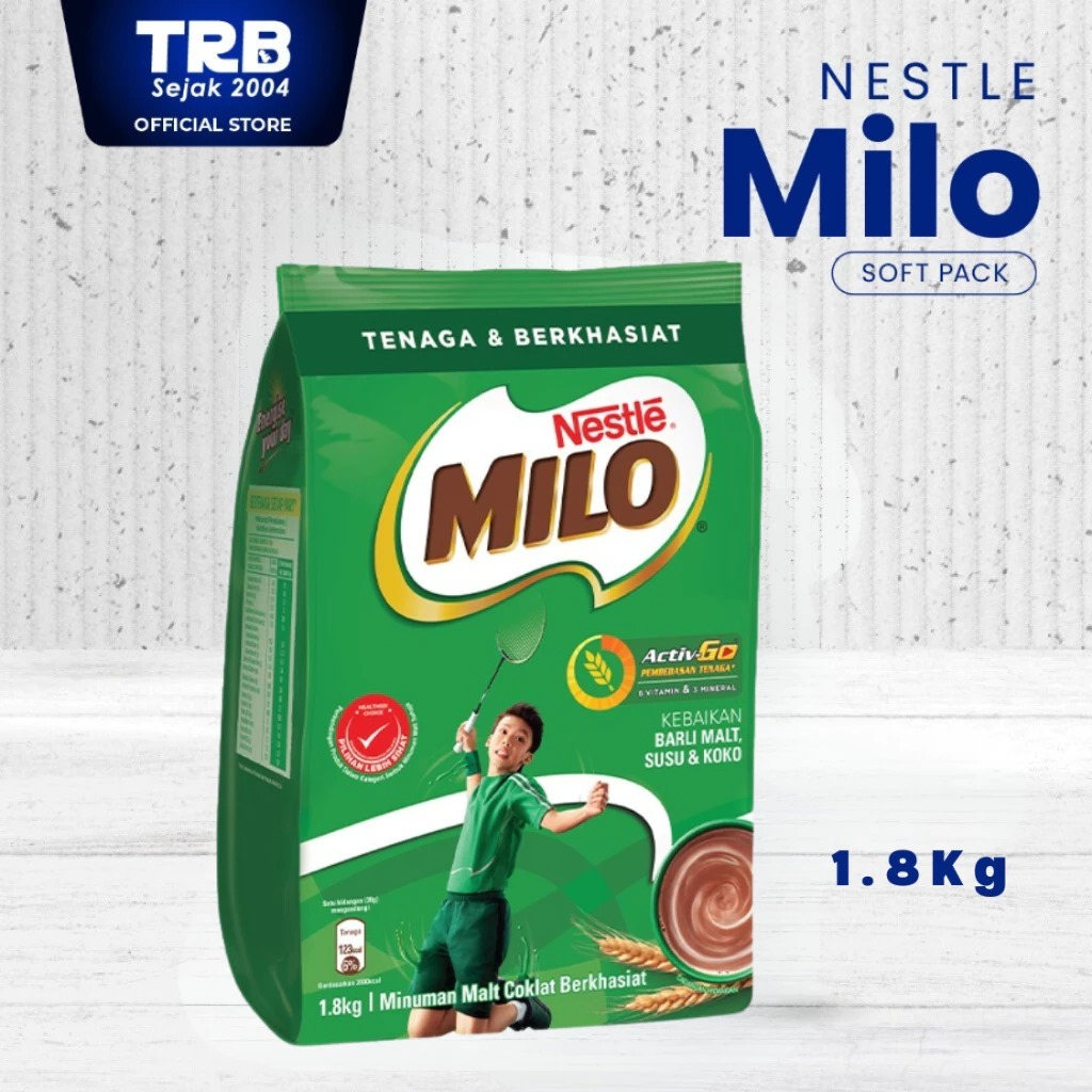 [ORIGINAL] NESTLE MILO softpack Activ-Go (1.8kg) | Shopee Malaysia