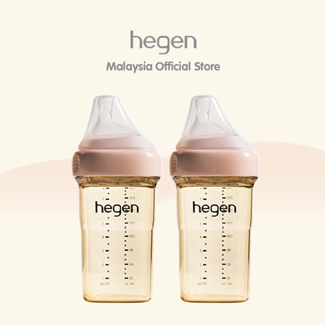 Hegen PCTO™ 240ml/8oz Feeding Bottle PPSU (2-pack) Pink | Shopee Malaysia