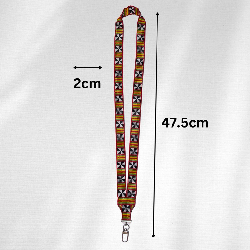 Lanyard Corak Bajau Samah Tali Penyandang Manik Toho Motif Tradisional ...