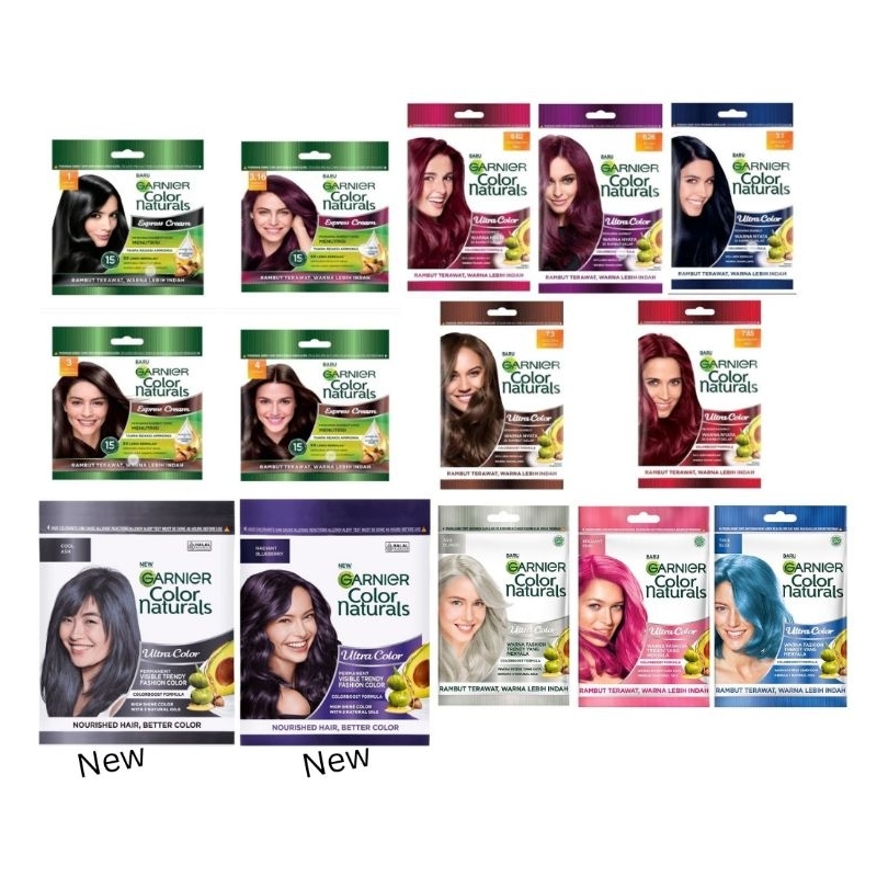 Garnier Hair Color Natural Ultra Color Sachet (New) 30g | Shopee Malaysia