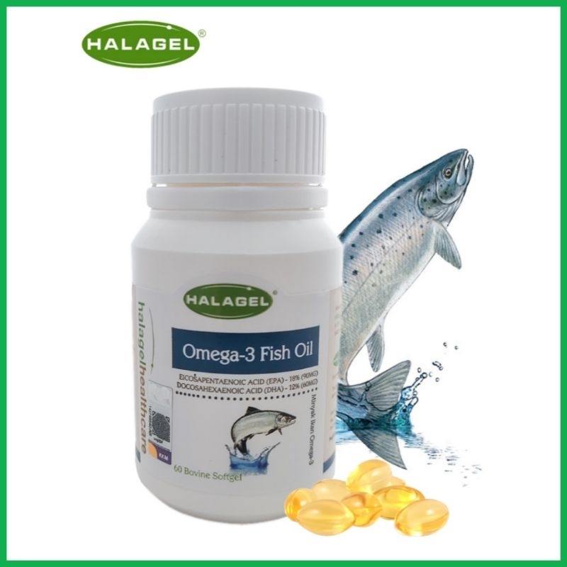 Original HALAGEL Omega-3 Softgel (60 biji) | Shopee Malaysia