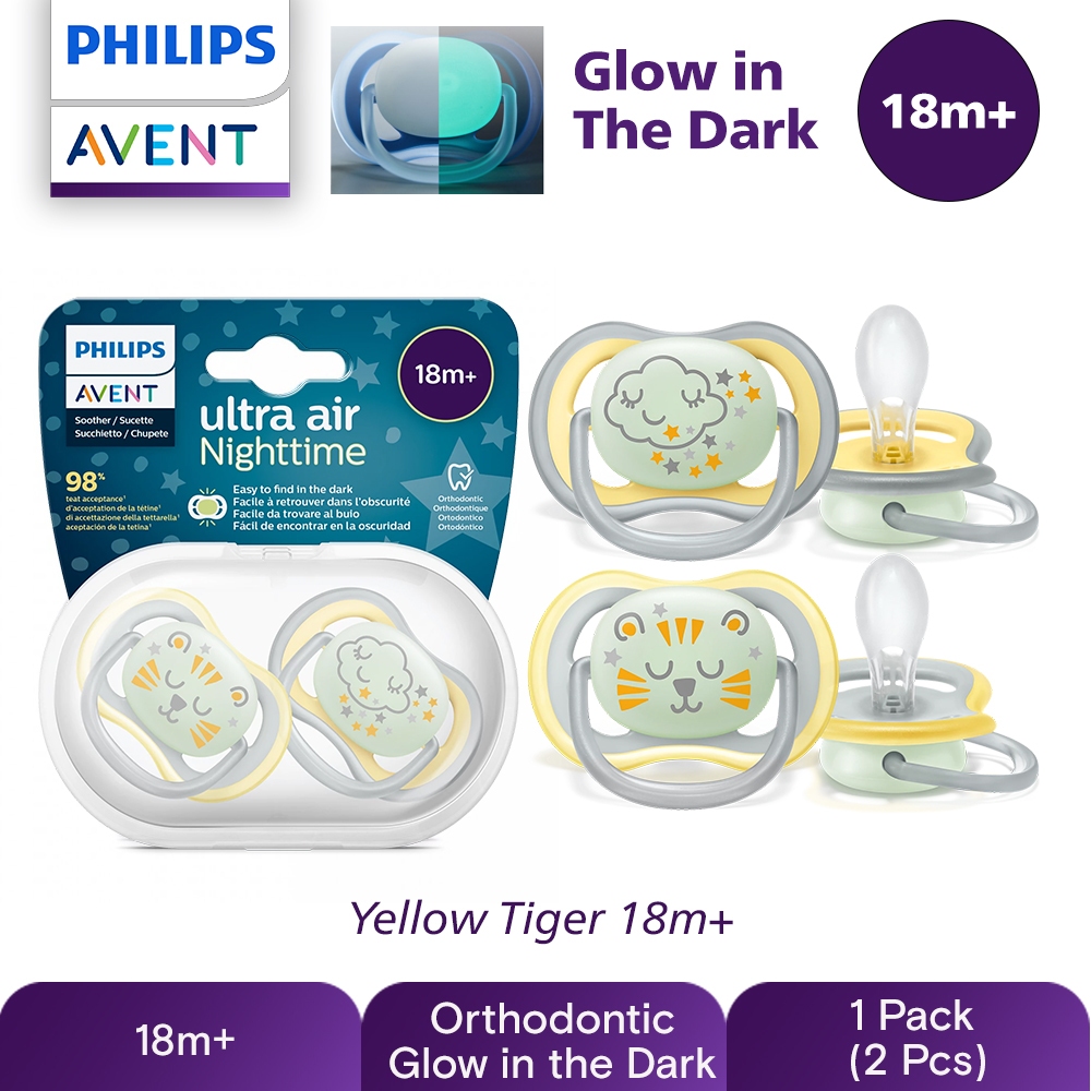 Philips Avent Ultra Air Night Time Glow In Dark Sleepy Cloud/ Tiger ...