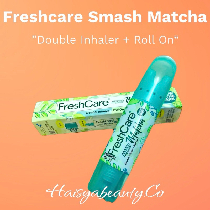 FRESHCARE MATCHA DOUBLE INHALER + ROLL ON 8ML | Shopee Malaysia
