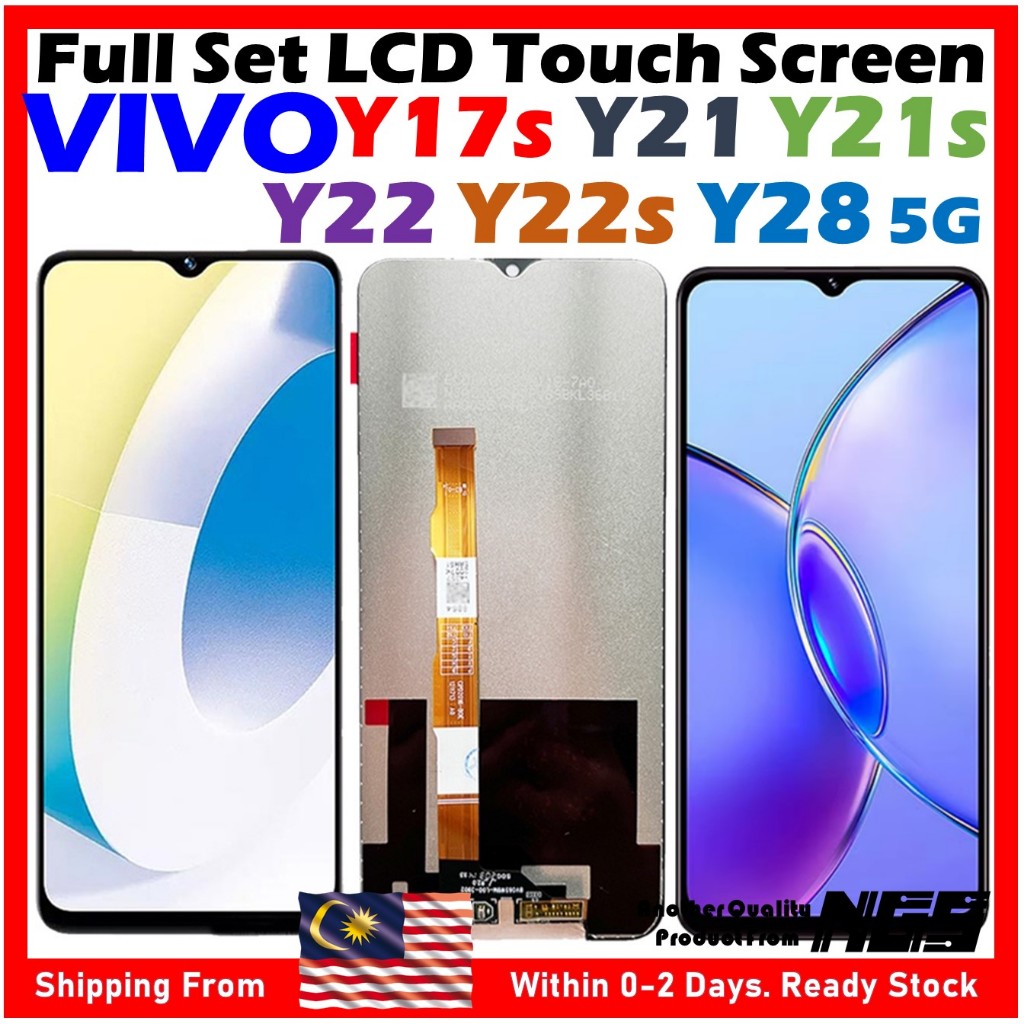 ORl NGS Brand Full Set LCD Screen For Compatible For VIVO Y17s VIVO Y21 / VIVO Y21s / VIVO Y22 ...