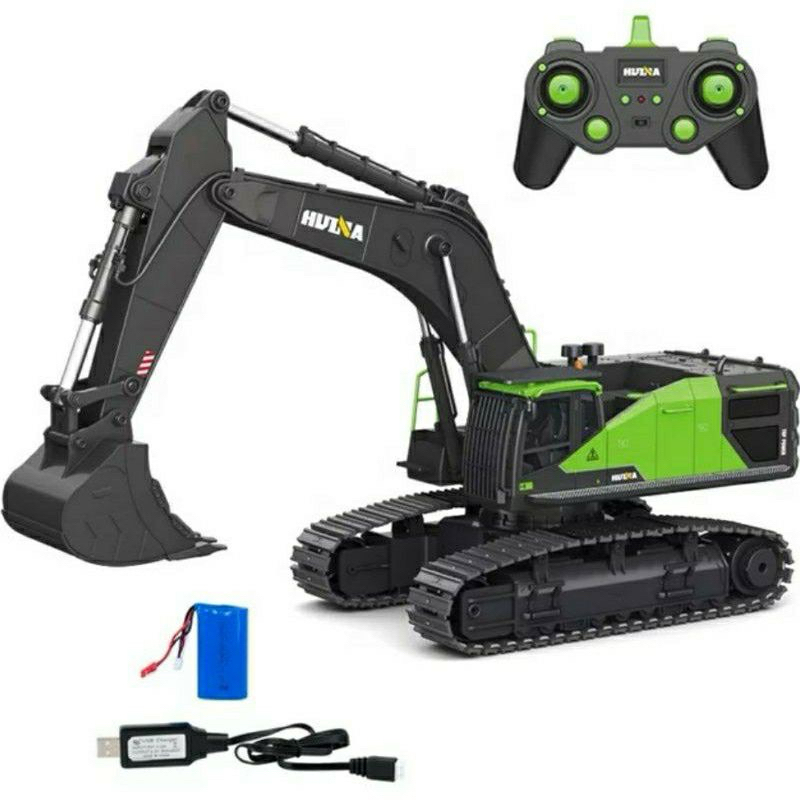Huina 1593 1/14 RC Excavator Construction Toy 22 Channel Huina 1593 ...