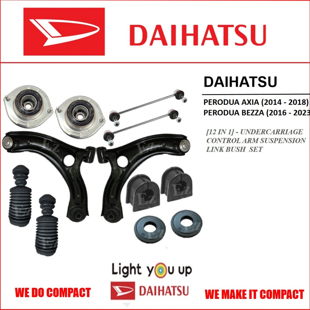 [12 IN 1] -FRONT LOWER ARM STABILIZER LINK BUSH ABSORBER MOUNTING ...