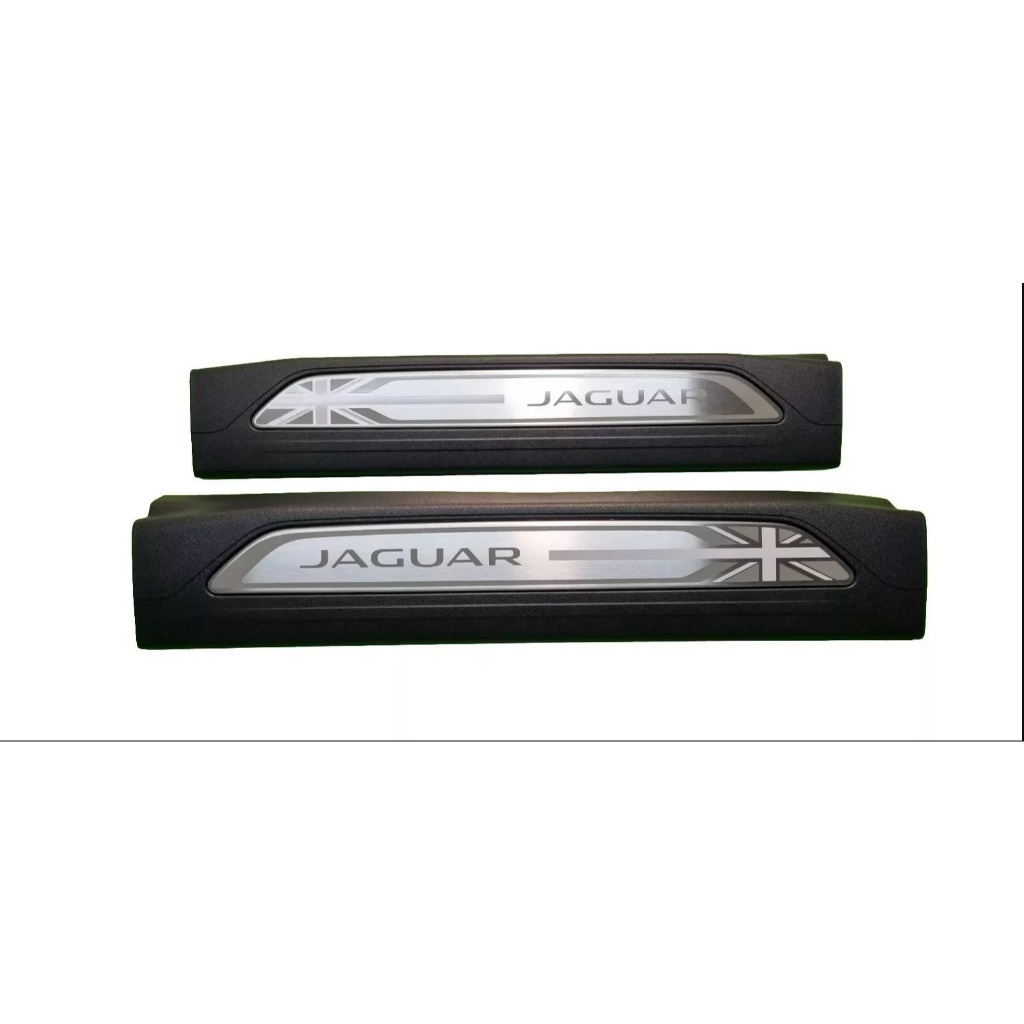 Original New Jaguar XE Union Jack TREADPLATES Door Sills Genuine ...