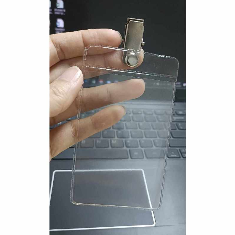 Soft Badge Holder / Name Badge with Metal Clip / ID Card Holder ...