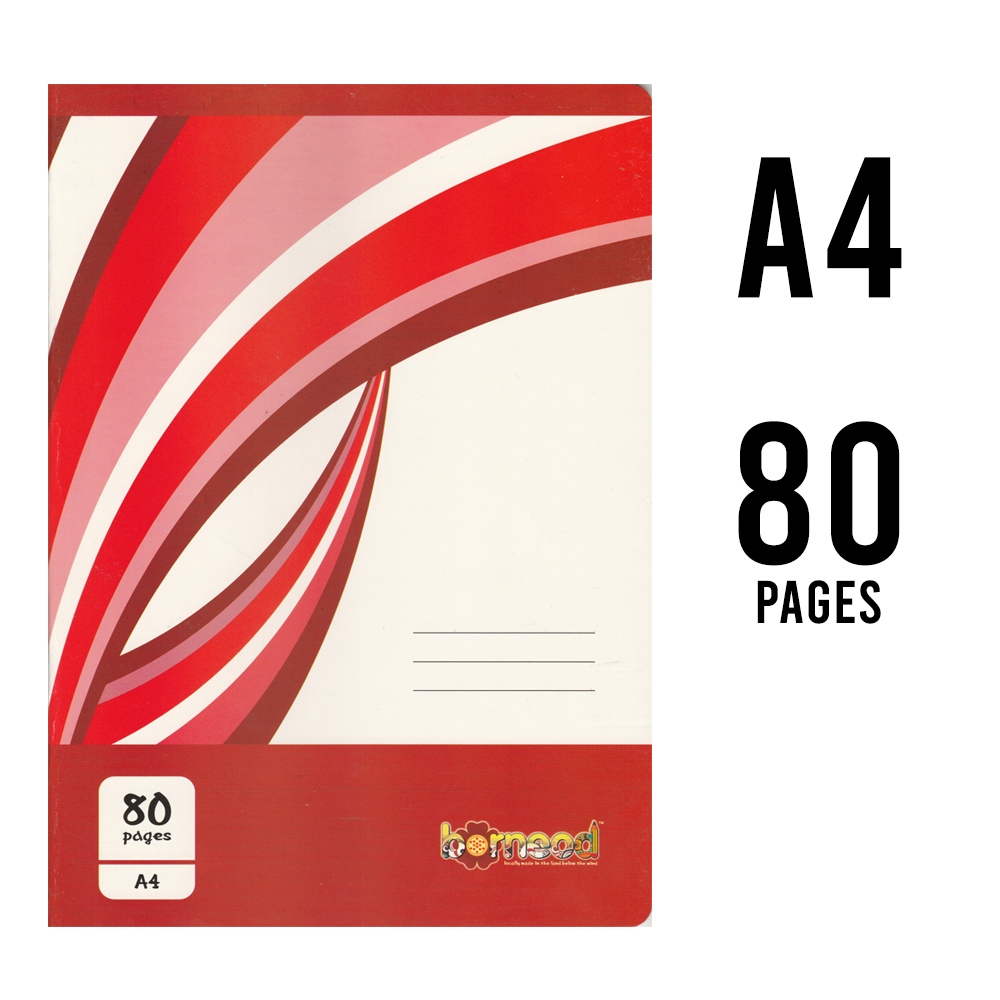 CP FORMS | EXERCISE BOOK | BORNEOD - CARD COVER EXERCISE BOOK ( A4 - 80 ...