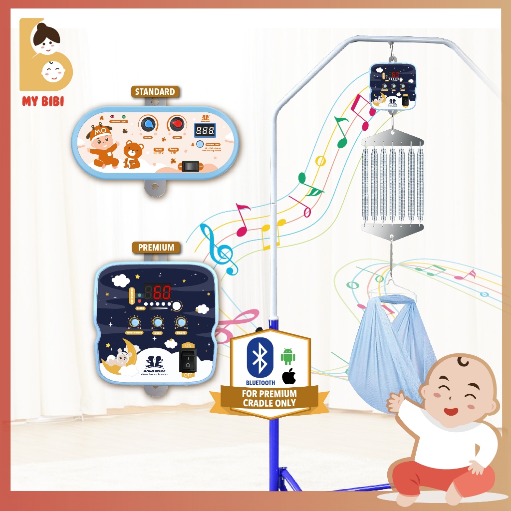 Electronic baby cradle automatic besi buaian bayi motor buaian elektrik ...