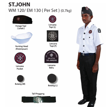 UNIFORM ST.JOHN PER/SET BAJU SEKOLAH SCHOOL | Shopee Malaysia