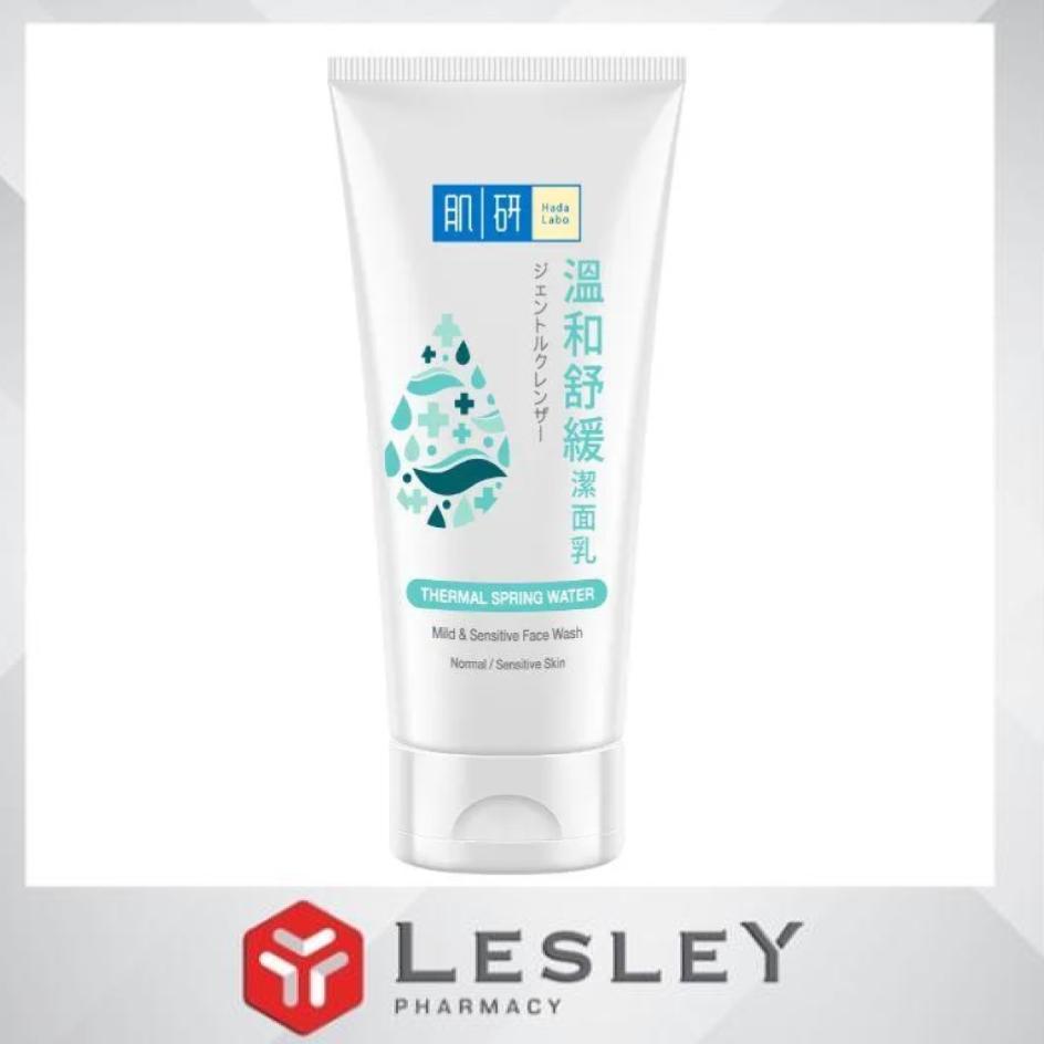 Hada Labo Thermal Spring Water Mild & Sensitive Face Wash 100g | Shopee ...