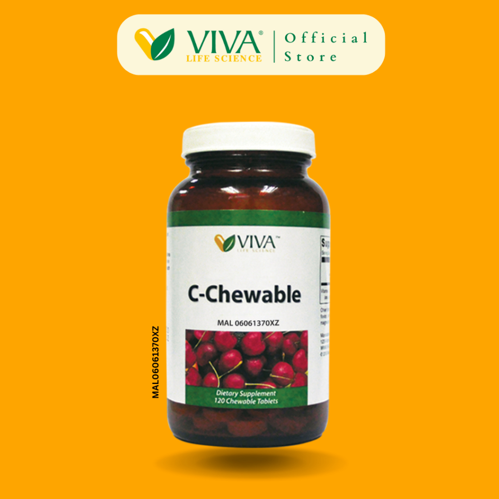 C-Chewable (120 chewable tablets) 口嚼维他命C | Shopee Malaysia