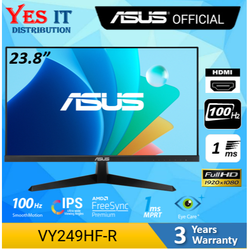 Asus 23.8" VY249HF-R / ASUS VY249HGR / IPS FHD 100Hz / 120Hz 1ms ...