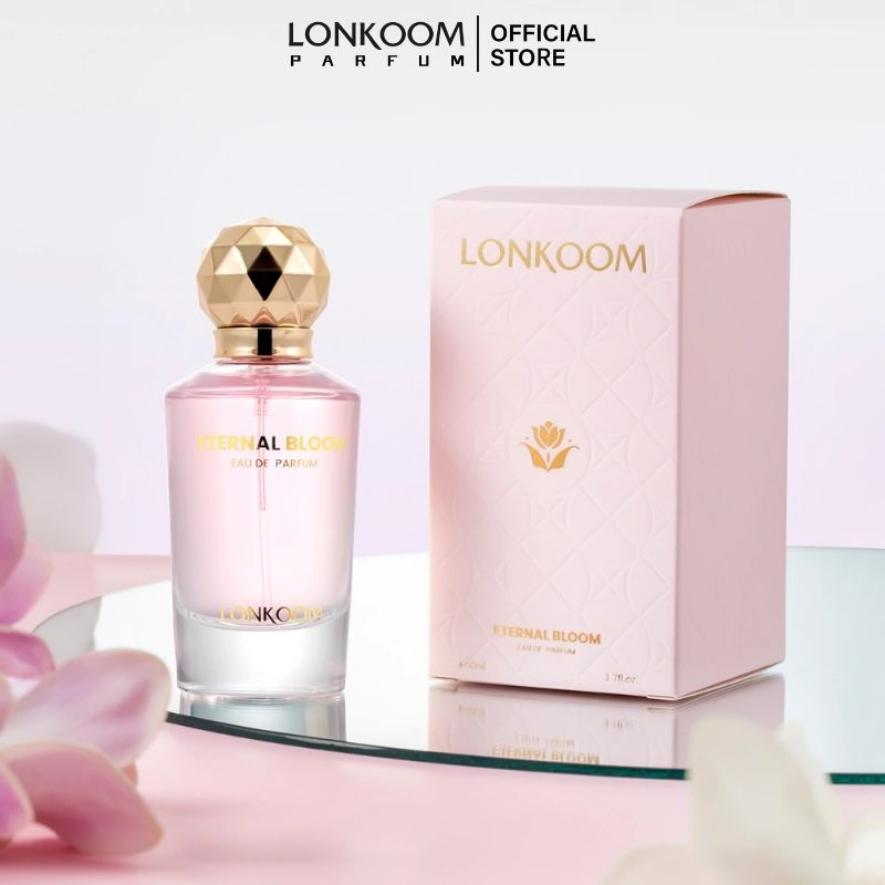 LONKOOM Perfume ETERNAL BLOOM EDP Longlasting Minyak Wangi Gift Floral ...