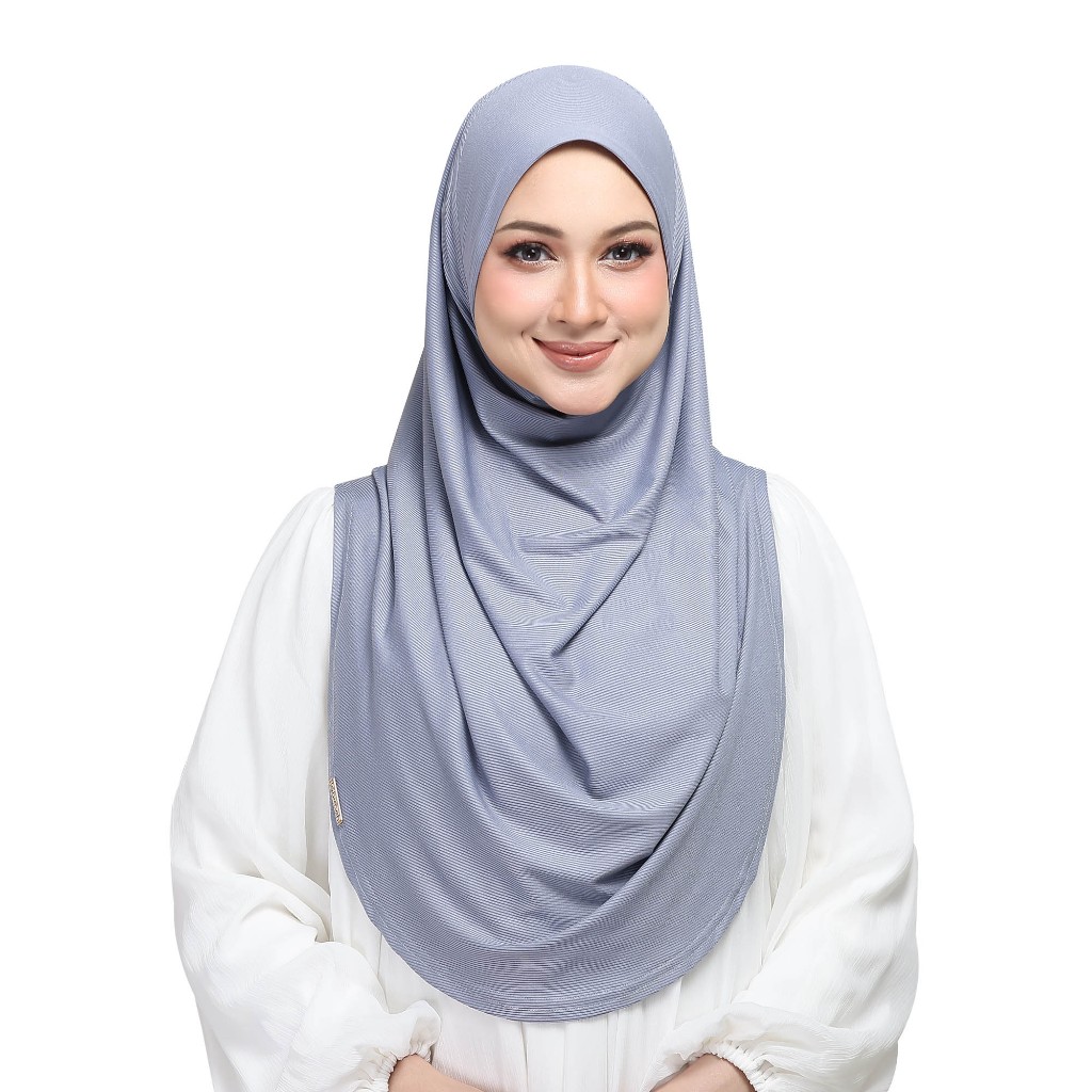 Shimah Boutique Express Kameela Risa Cotton Ribbed Lembut Tudung Sarung Size M & L | Shopee Malaysia