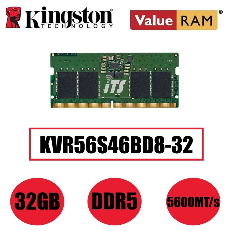 Kingston DDR5 5600MT/s Non-ECC Unbuffered SODIMM CL46 1.1V (8GB/16GB/32GB) | Shopee Malaysia
