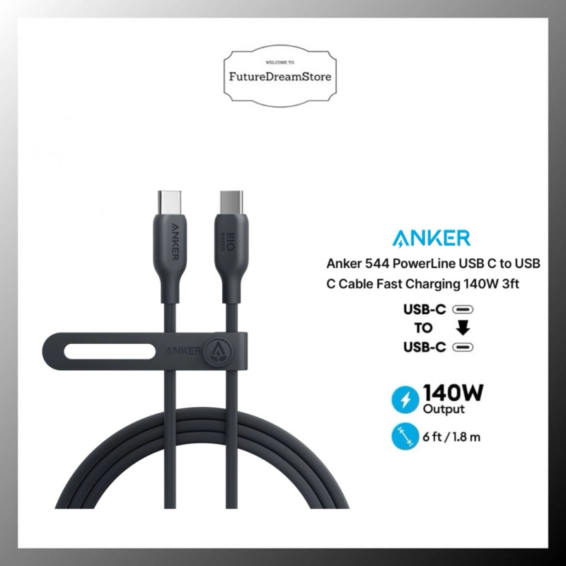 Anker 544 USB C to USB C Cable fast charging usb data cable | Shopee ...