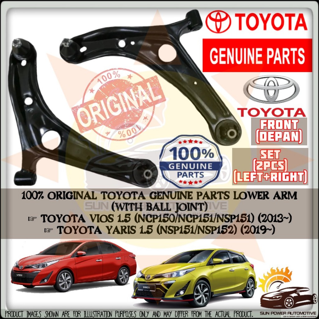 100% ORIGINAL GENUINE TOYOTA Vios / Yaris NCP150 NCP151 NSP151 NSP152 ...