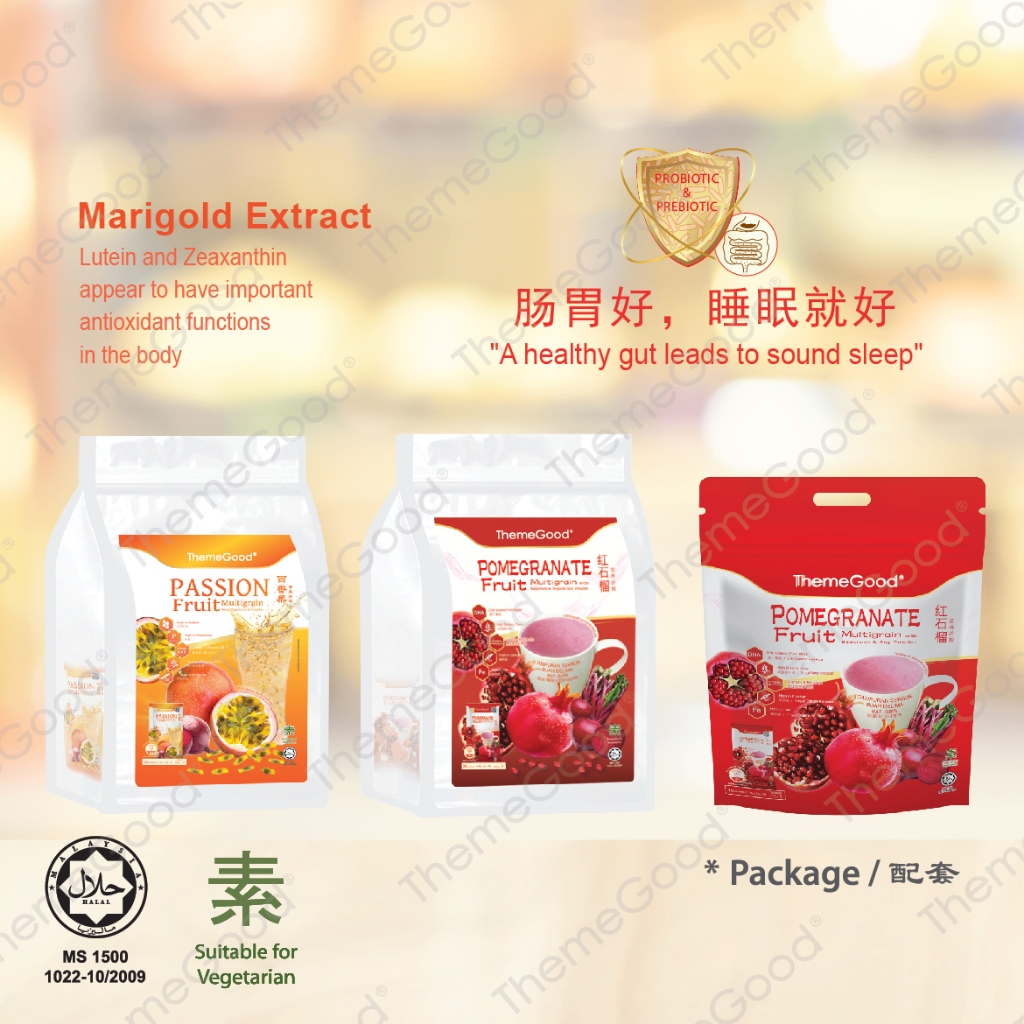 Passion Fruit 600g + Pomegranate 600g + Pomegranate ( 300g ) 30g x 10 sachets ( Package ...