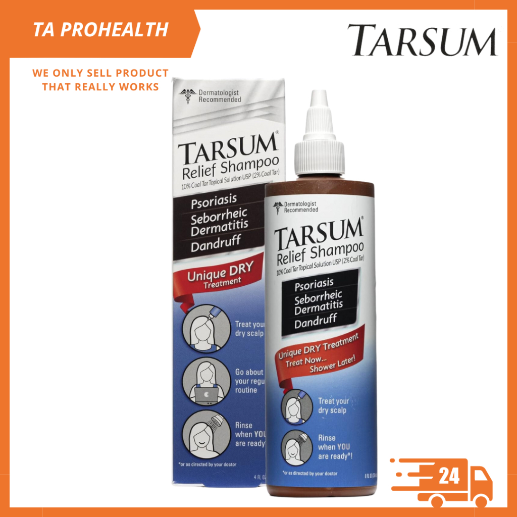 Tarsum Relief Shampoo For Psoriasis, Seborrheic Dermatitis, Dandruff ...