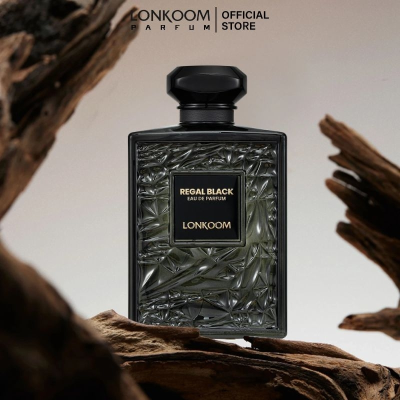 LONKOOM Perfume EDP REGAL BLACK Woody spicy Fragrance Spray-100ml ...