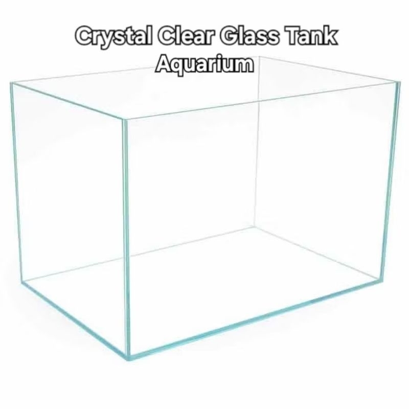 Crystal Clear Glass Fish Tank / Crystal Clear Aquarium cc Crystal Tank ...