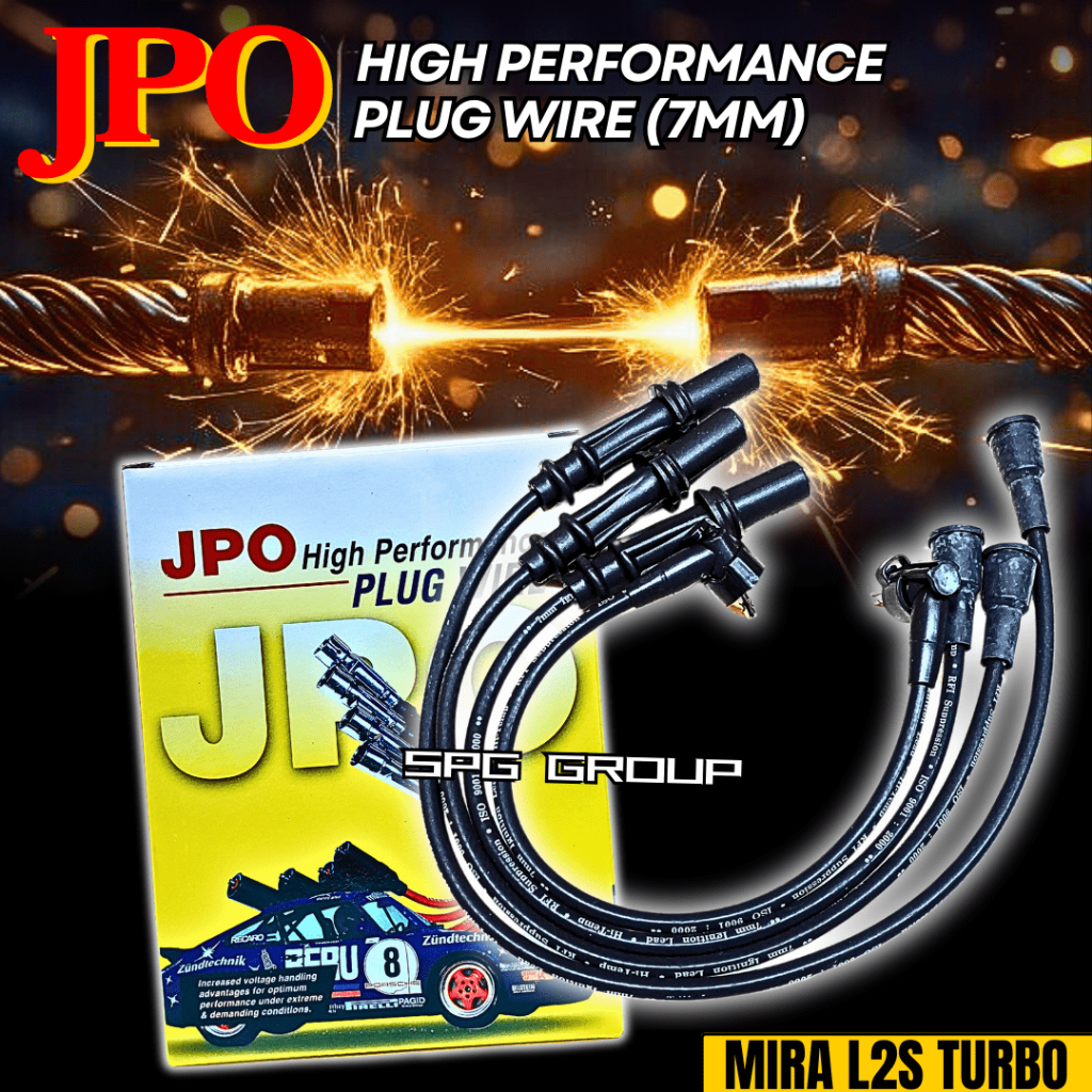 [1SET] JPO HIGH PERFORMANCE PLUG WIRE CABLE PERODUA KANCIL MIRA L2S ...