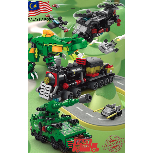 Lele Brother Model 8971/8970 6in1 Domestic Building Blocks Kids ...