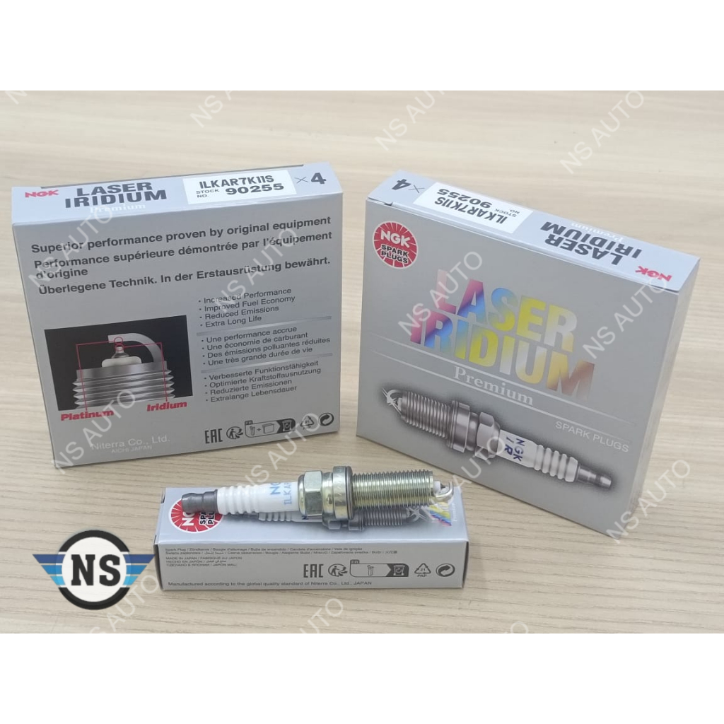 HONDA ACCORD T2A 2.4 ODYSSEY RC1 2.4 SPARK PLUG NGK IRIDIUM ILKAR7K11S ...