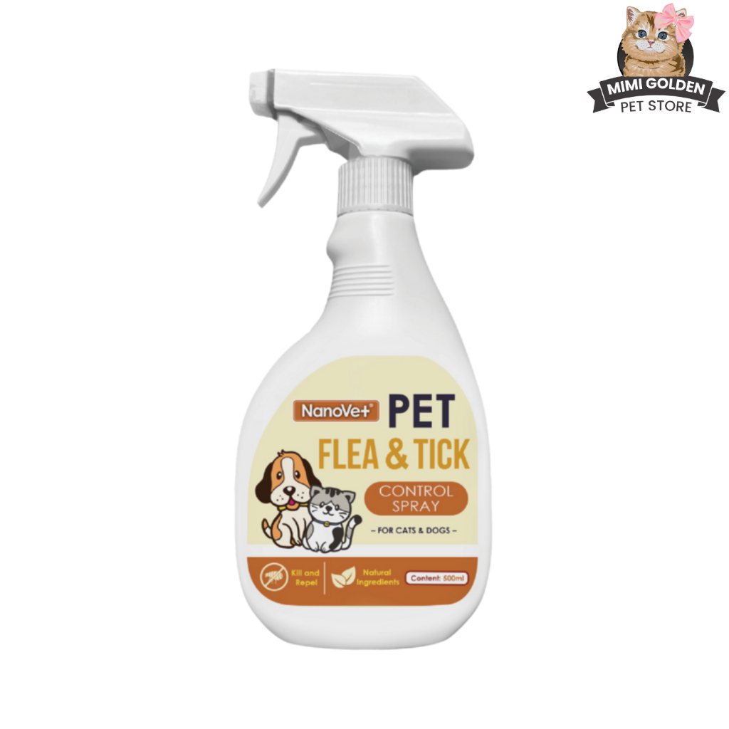NANOVET PET FLEA & TICKS CONTROL SPRAY | HYGIENE CARE | CAT AND DOG | 500ML | Shopee Malaysia