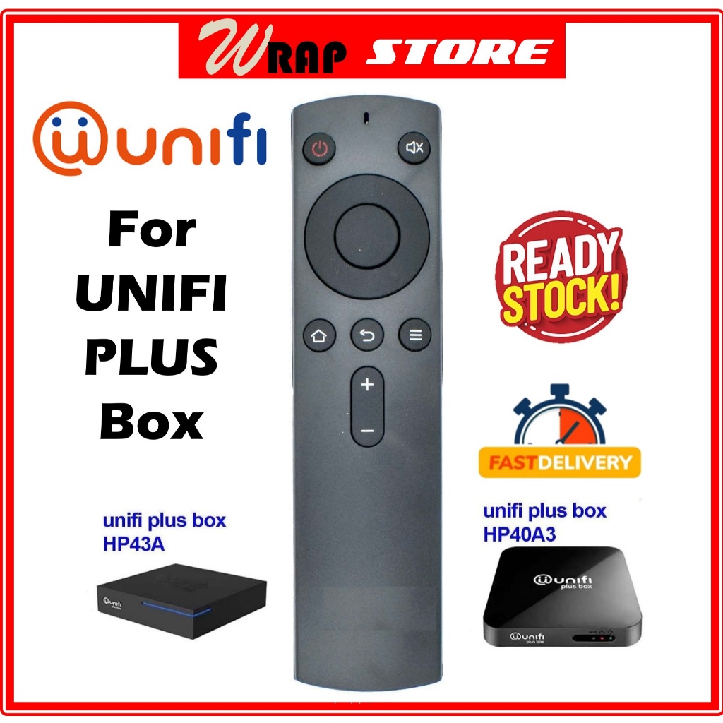 Unifi Plus Box Compatible Remote Control Black HP40A3 myunifi playtv TM | Shopee Malaysia