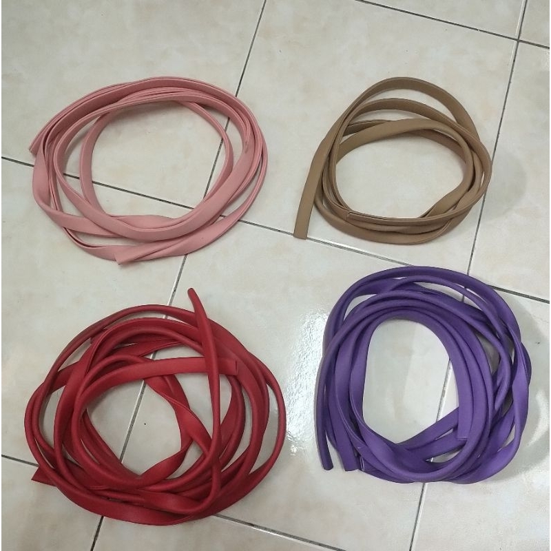 {Ready Stock} Getah Lining Helmet Custom Berwarna Putih,Purple,Pink ...