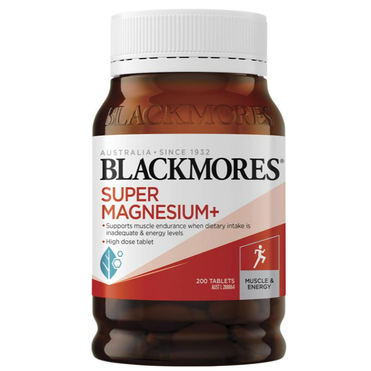 Blackmores Super Magnesium Plus 200 Tablets - Ready Stock | Shopee Malaysia
