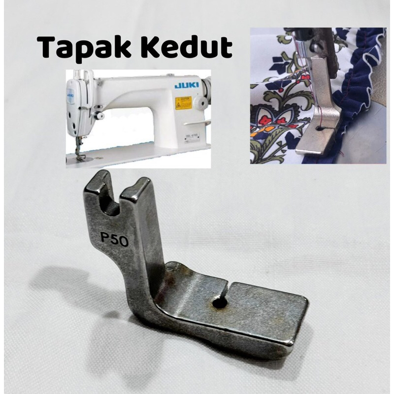 P50 Tapak Kedut Mesin Jahit Industri/ Shirring / Gathering Foot For ...