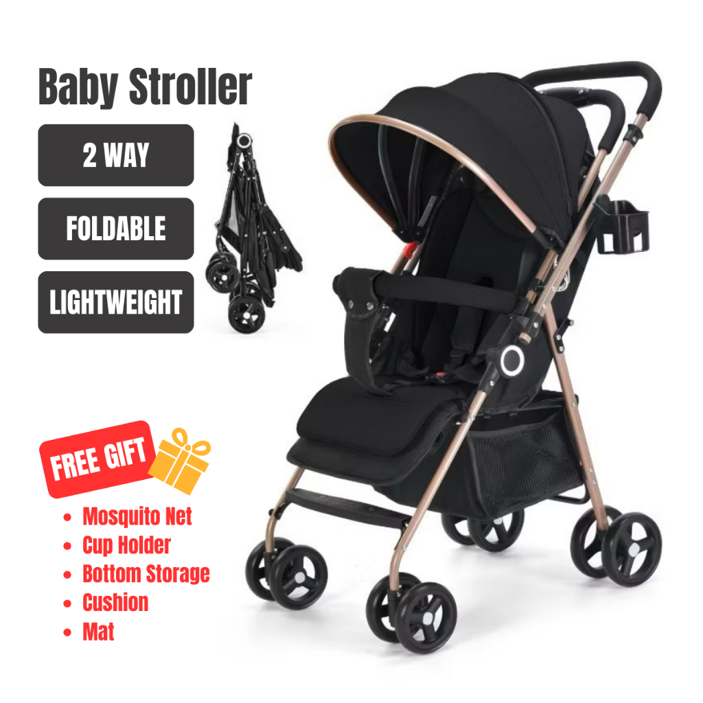 [FAST DELIVERY] 2 Way Stroller Baby Travel Compact Stroller Cabin Size ...