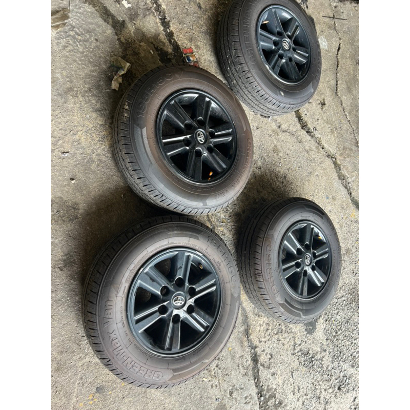 Toyota hiace sport rim hilux SWAP 195 r15 tire tyre tayar | Shopee Malaysia
