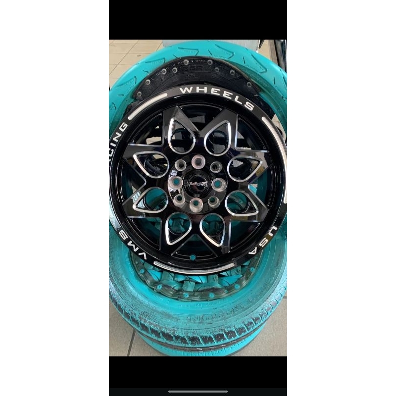 NEW SPORT RIM 15 INCH RM1680 ( BOLEH SELL 2PC RM 840) VMS U.S.A WHELLS ...