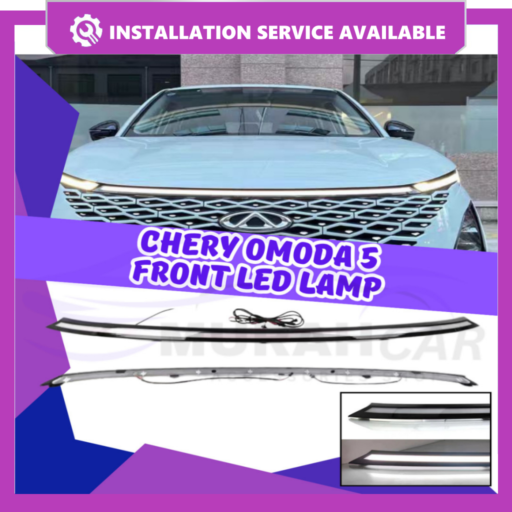 Chery omoda 5 Front bonnet bodykit DRL day time running LED light fog ...