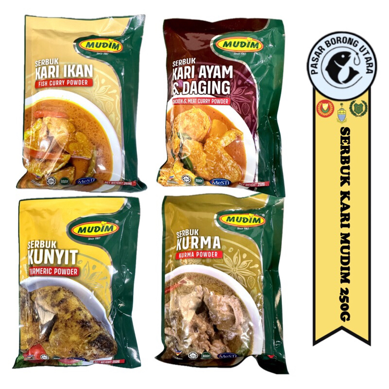 SERBUK KARI MUDIM 250GRAM | Shopee Malaysia