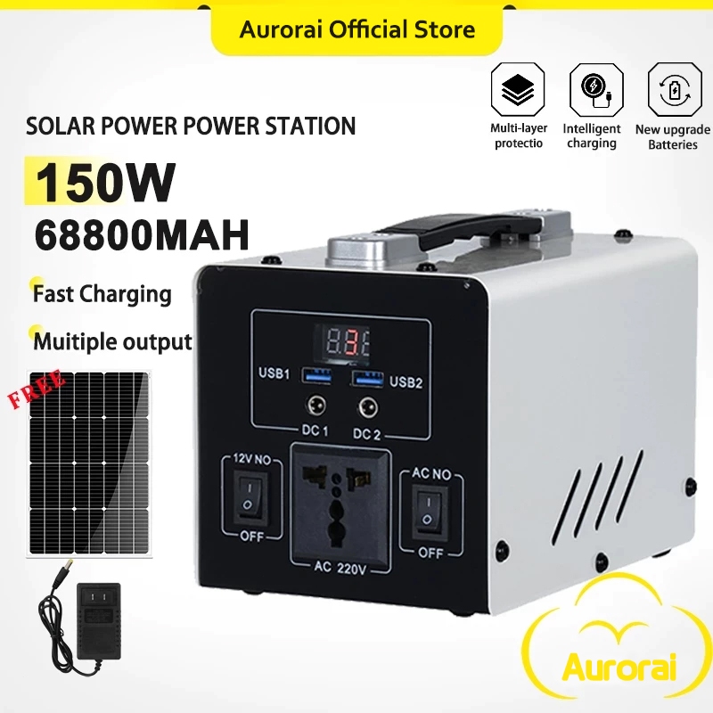 220V 150W Power Station Portable 68800mAh Original Outdoor Powerbank ...