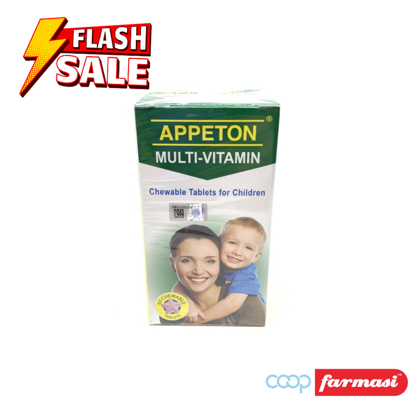 APPETON MULTIVITAMIN CHEWABLE TABLETS FOR CHILDREN 60'S (EXP 02.2025 ...