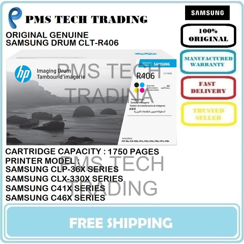 SAMSUNG ORIGINAL DRUM UNIT CLT-R406 CLP-36X CLX-330X C41X C42X C43X ...