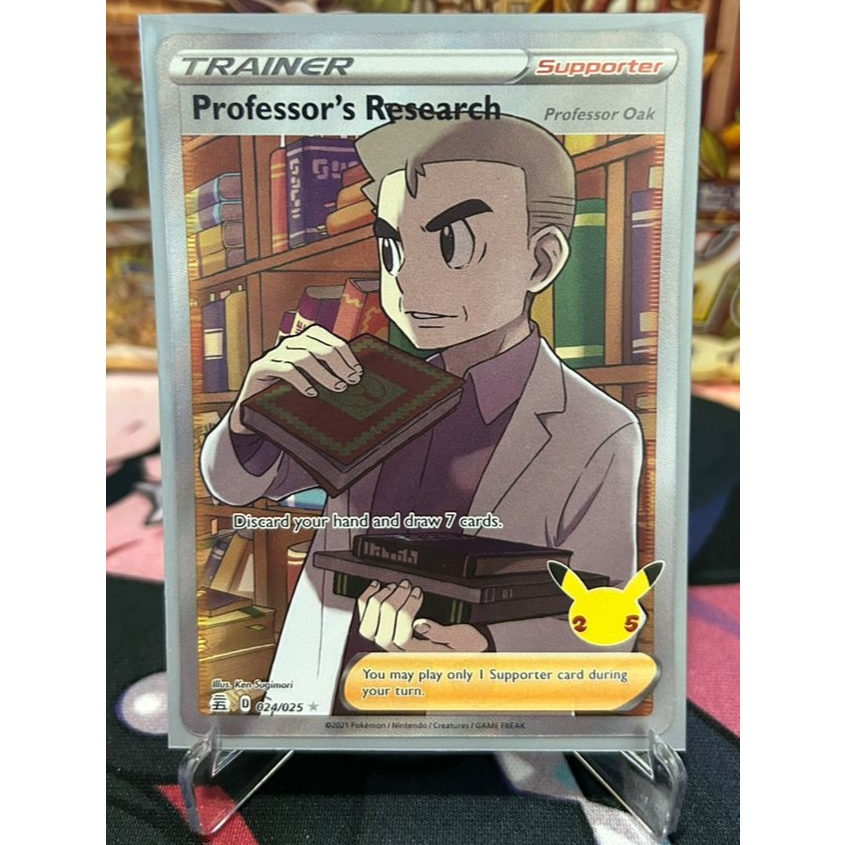 Pokemon TCG 25th Anniversary Celebrations - Professor's Research - 24/ ...