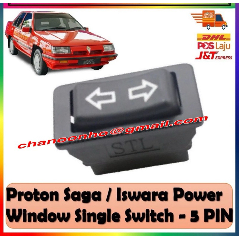 Power Window Switch 5pin Window Switch Saga 5 pin / Kancil Power Window ...